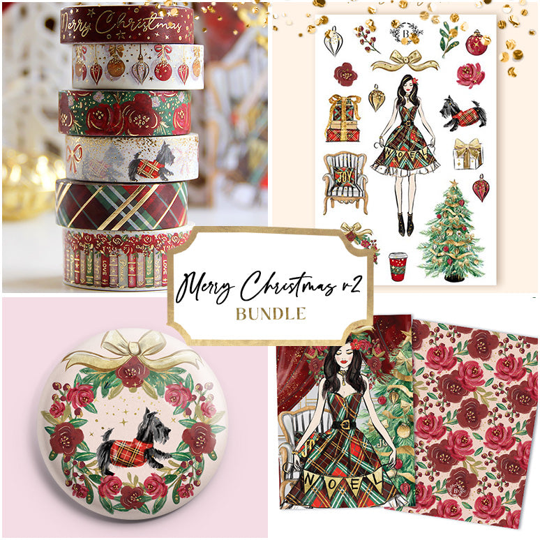 Merry Christmas v2 Bundle Collection – Bloomsical Paper Co